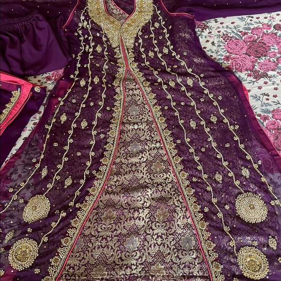 Dresses | Pakistani Chiffon Stone Work Dress | Poshmark